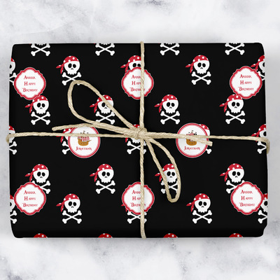 Custom Pirate Wrapping Paper (Personalized) | YouCustomizeIt