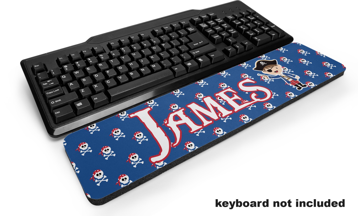 Blue Pirate Keyboard Wrist Rest (Personalized) - YouCustomizeIt