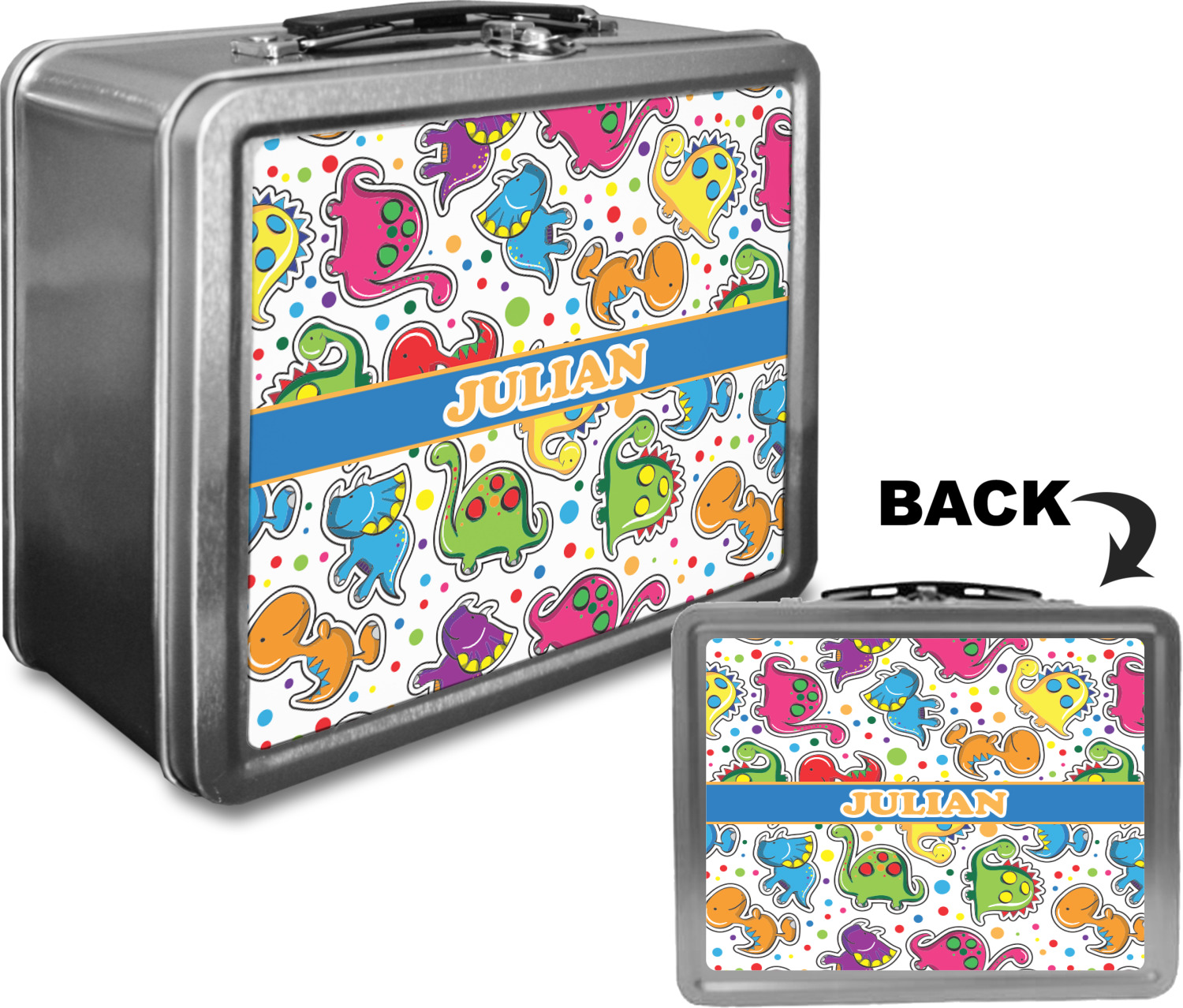 Dinosaur Print Lunch Box (Personalized) - YouCustomizeIt