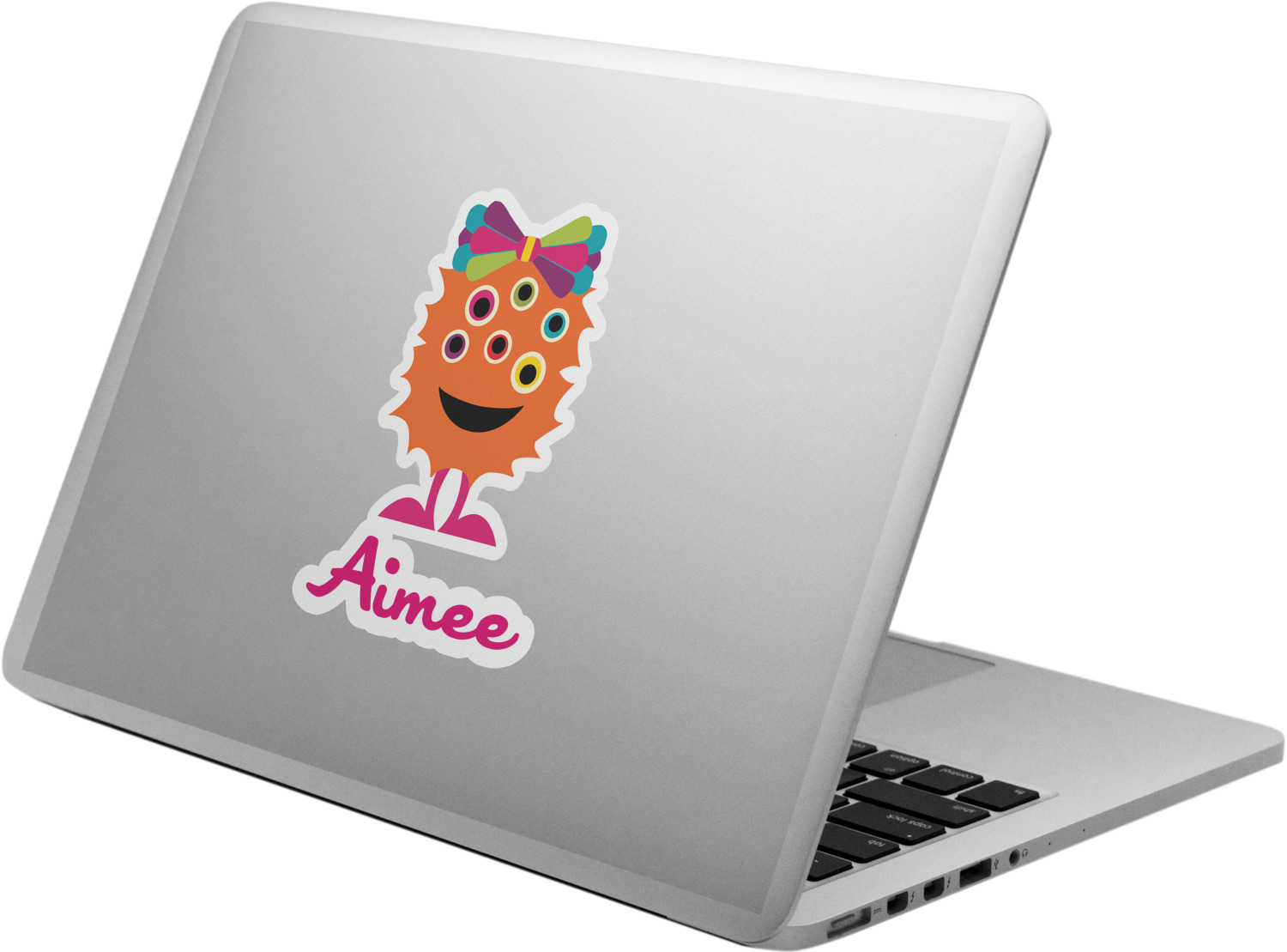 Custom Girly Monsters Laptop Decal (Personalized) | YouCustomizeIt