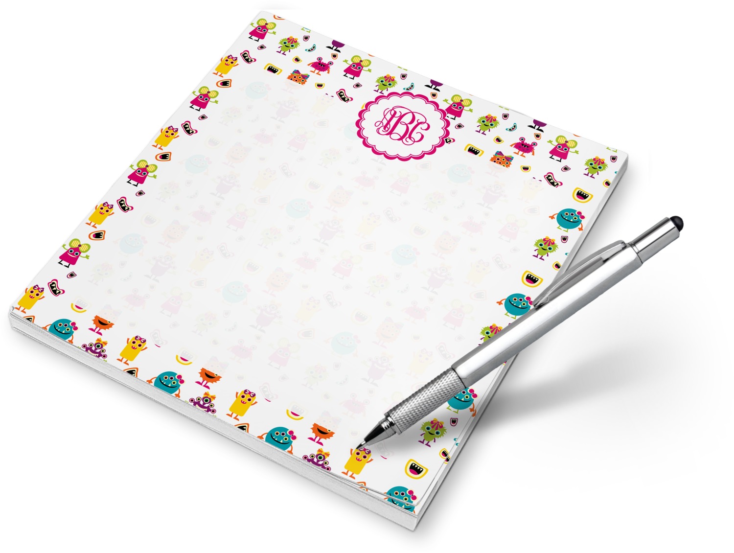 Girly Monsters Notepad (Personalized) - YouCustomizeIt