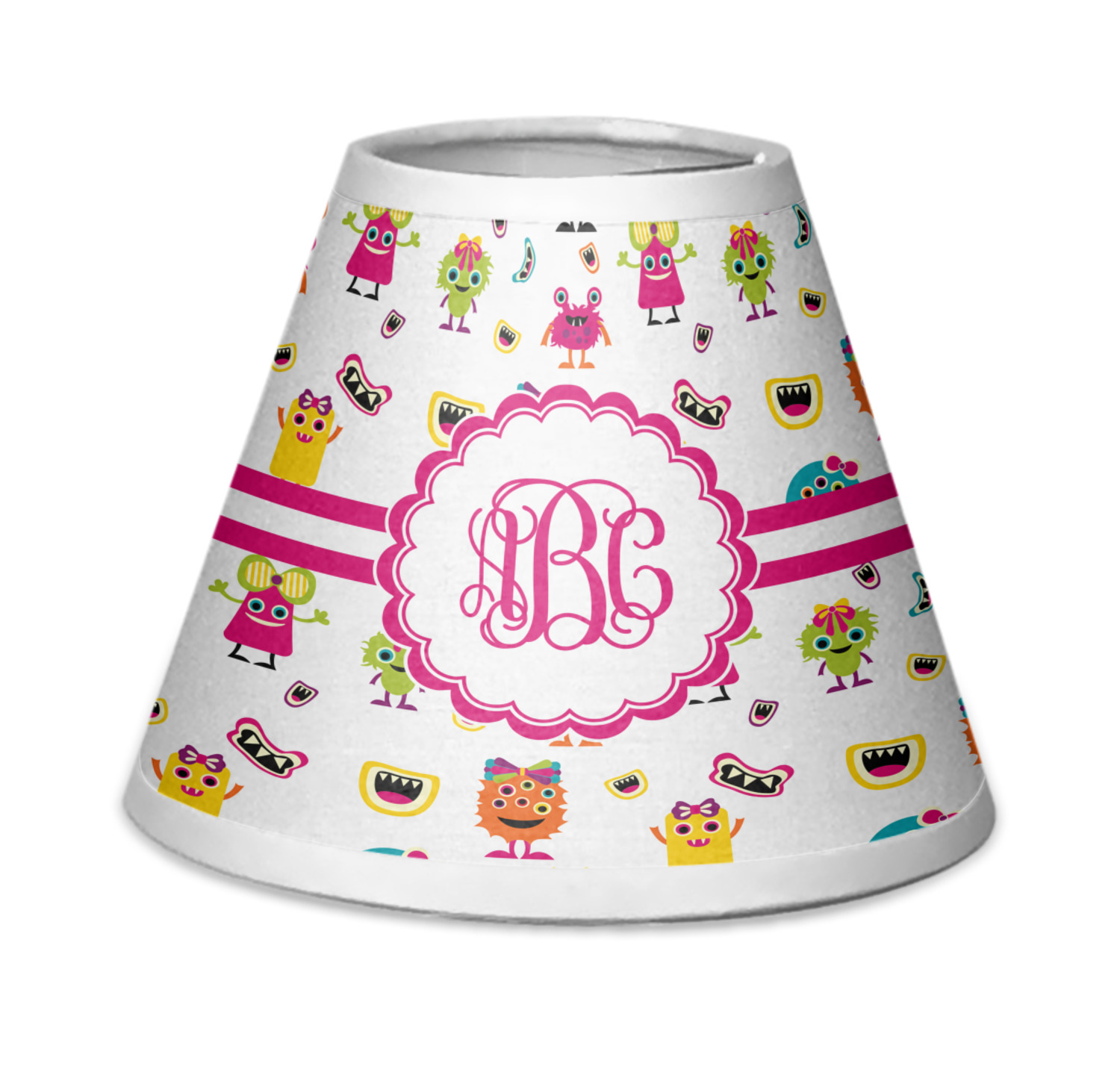 Girly Monsters Chandelier Lamp Shade (Personalized) - YouCustomizeIt