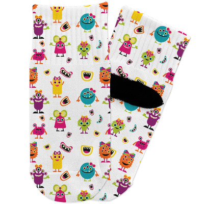Custom Girly Monsters Toddler Ankle Socks | YouCustomizeIt