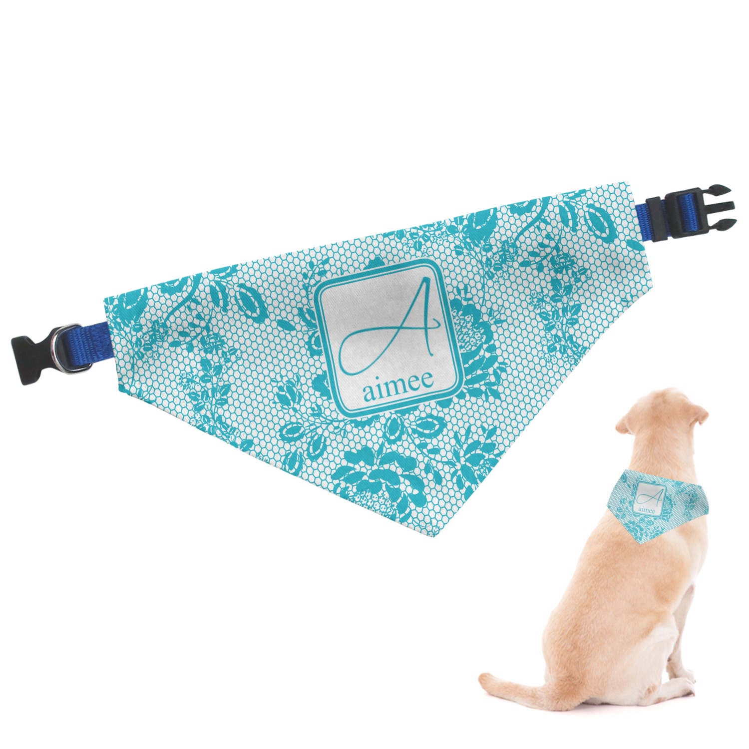 Lace Dog Bandana (Personalized) - YouCustomizeIt