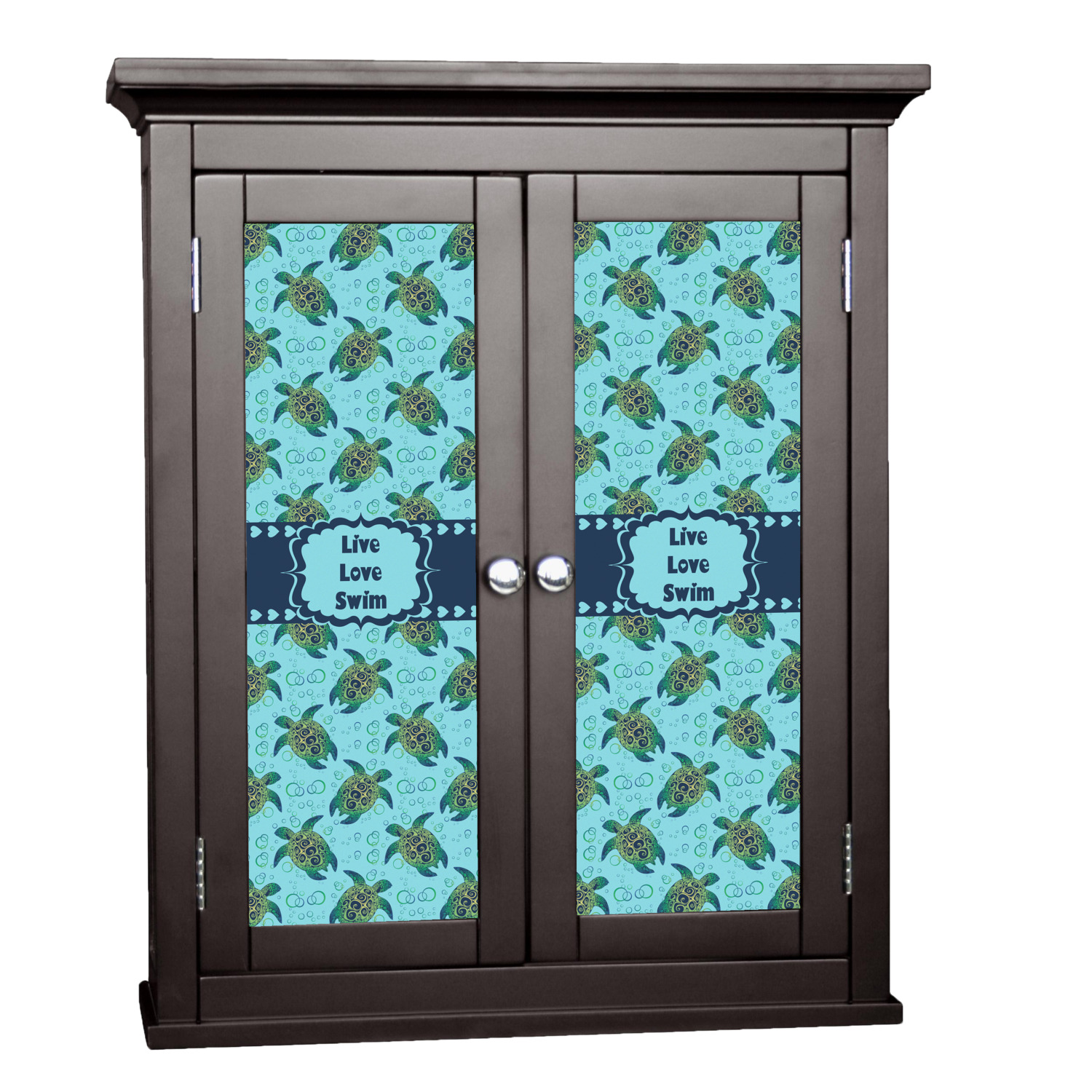 Custom Sea Turtles Cabinet Decal - Custom Size (Personalized ...