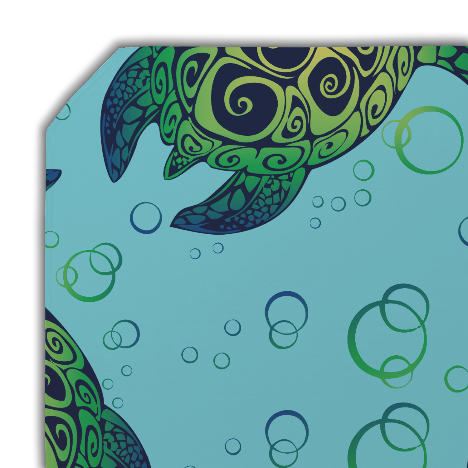 Custom Sea Turtles Dining Table Mat - Octagon | YouCustomizeIt