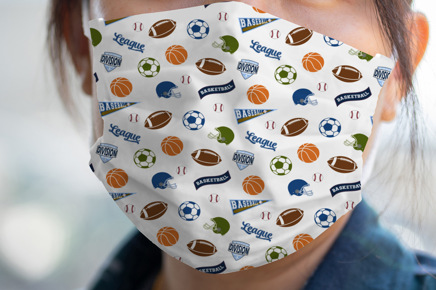 Sports Face Mask Cover (Personalized) - YouCustomizeIt