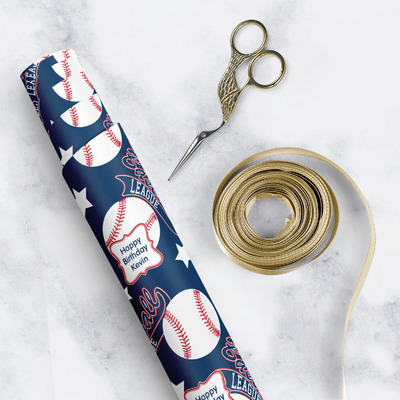 Custom Baseball Wrapping Paper (Personalized) | YouCustomizeIt