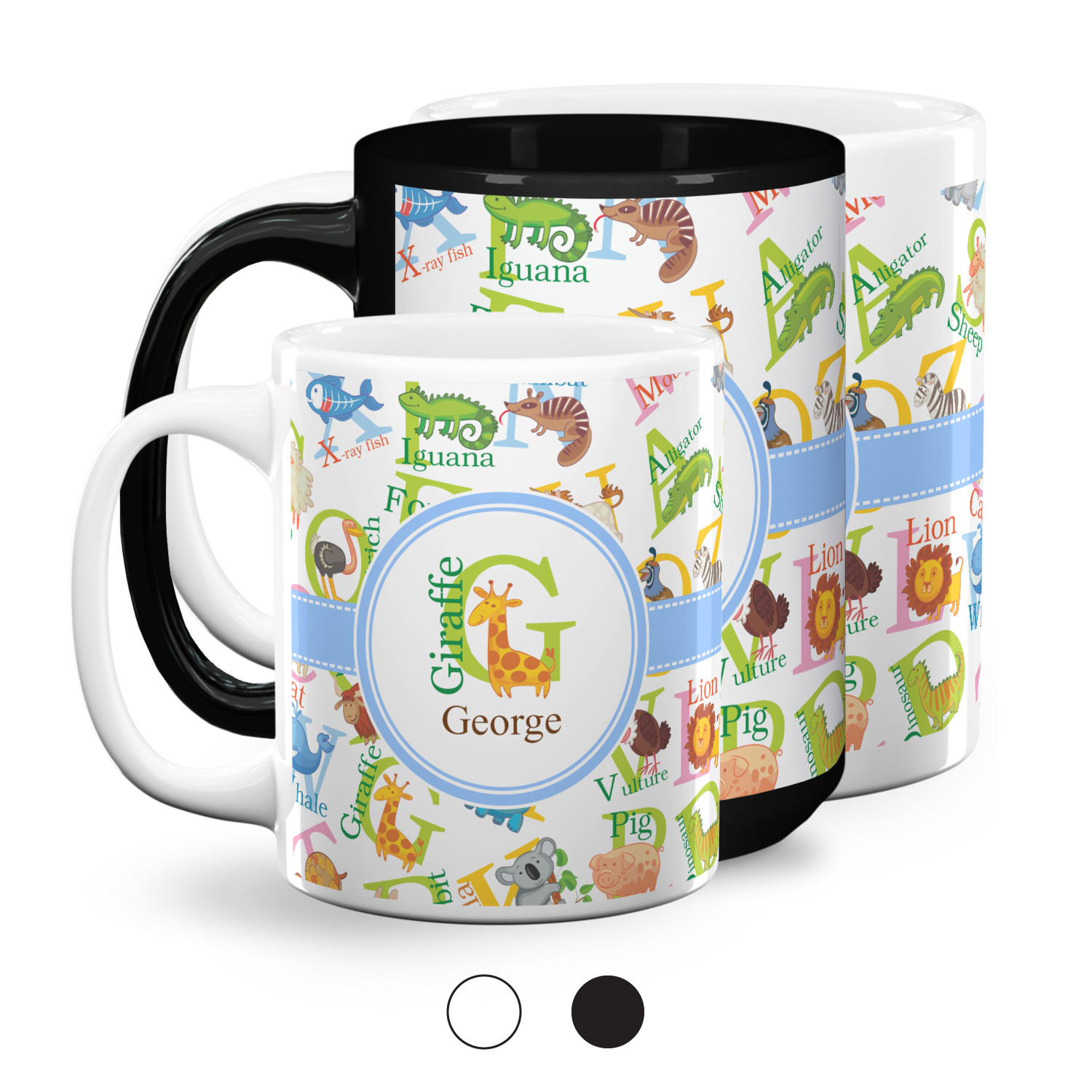 Home & Living Whale mug Cute Custom Kids Mug Cute Alphabet Mug ...