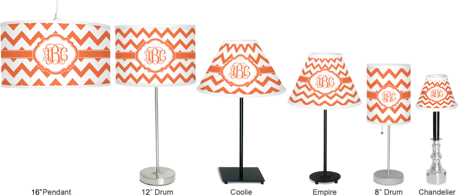 Chevron Empire Lamp Shade (Personalized) - YouCustomizeIt