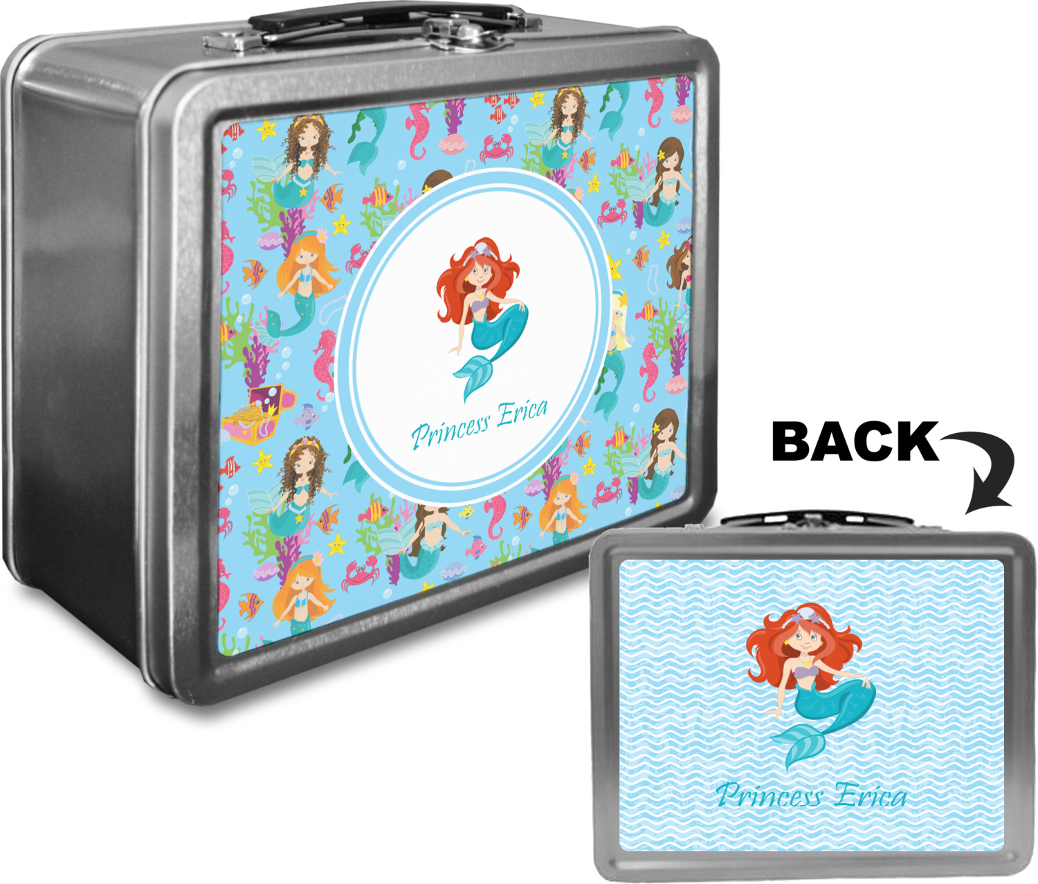 Mermaids Lunch Box (Personalized) - YouCustomizeIt