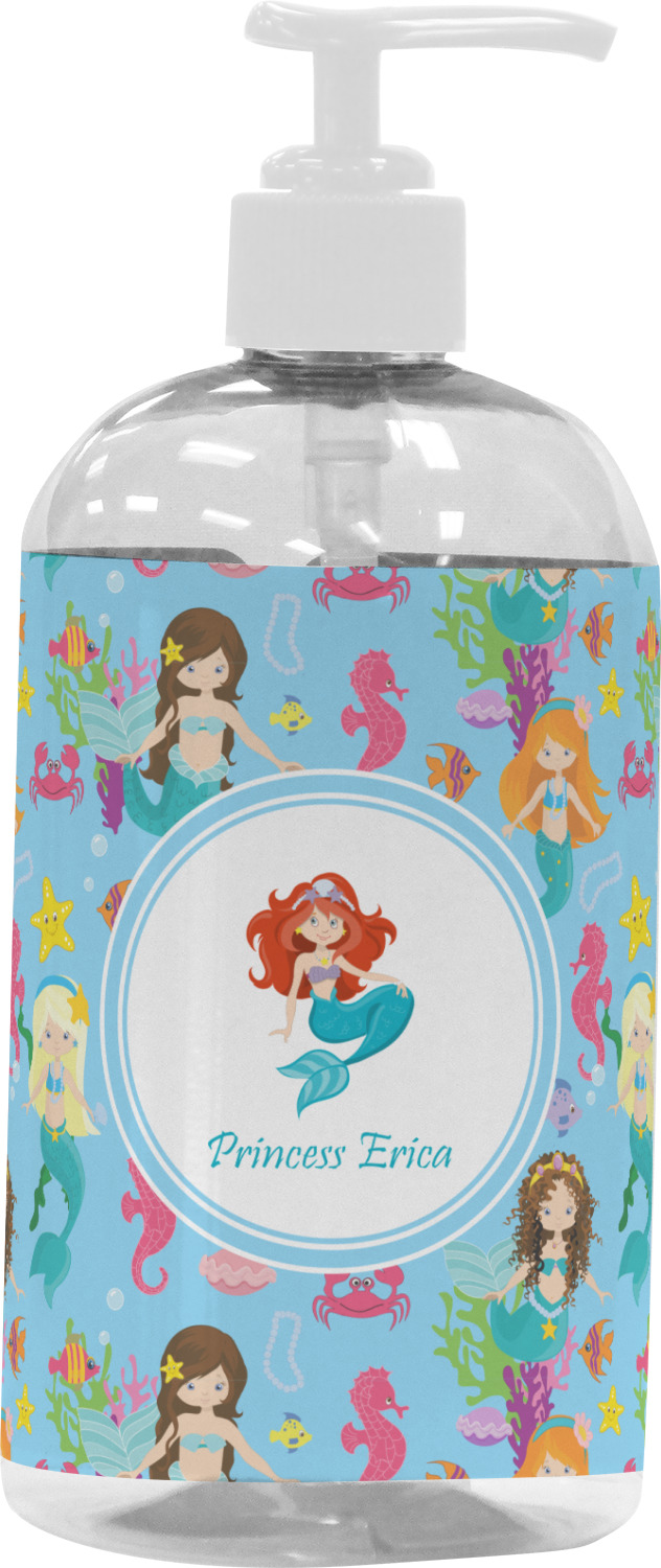 Mermaids Plastic Soap / Lotion Dispenser (16 oz - Large - White ...