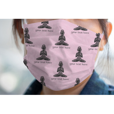 Lotus Pose Face Mask Cover (Personalized) - YouCustomizeIt