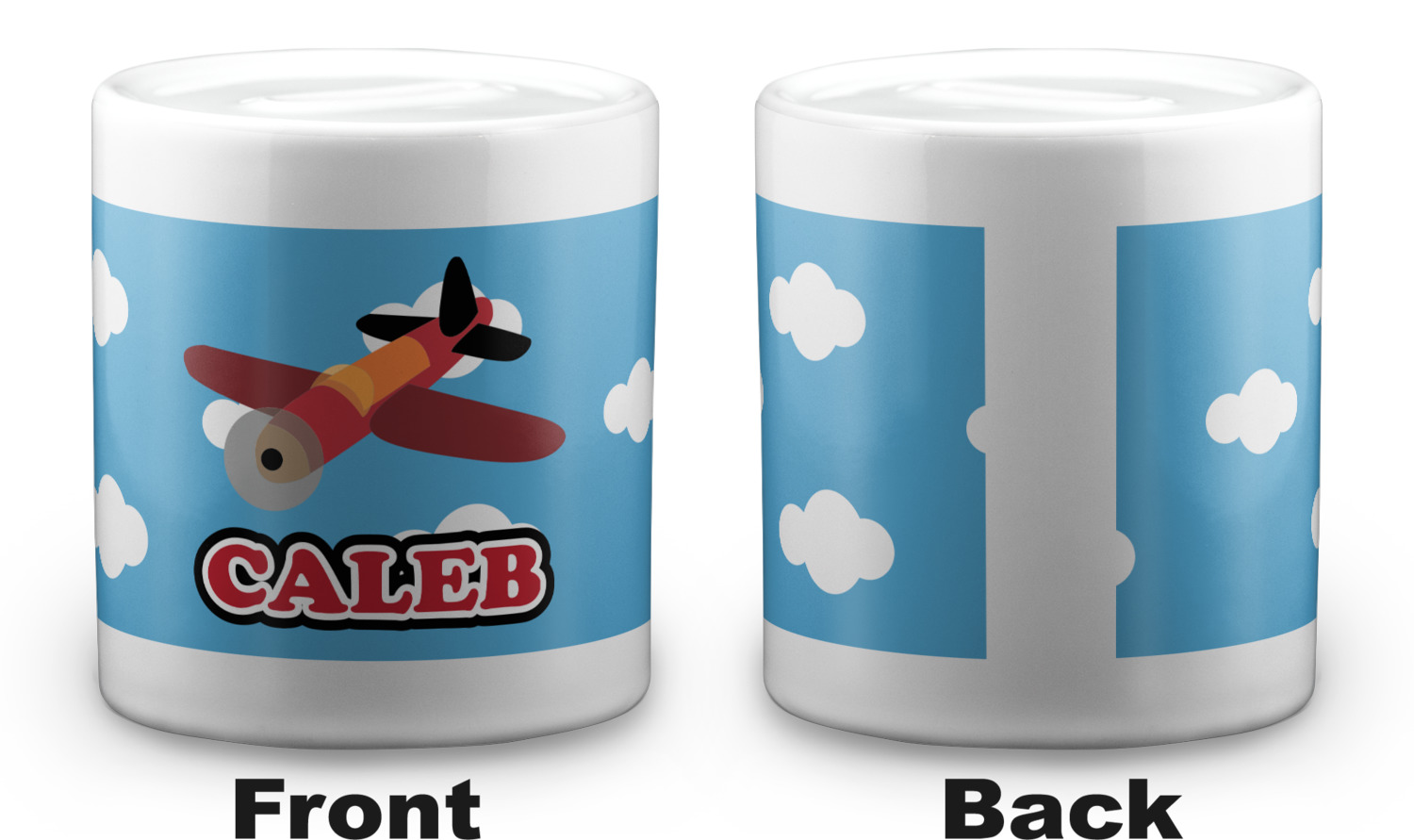 Airplane Coin Bank (Personalized) - YouCustomizeIt