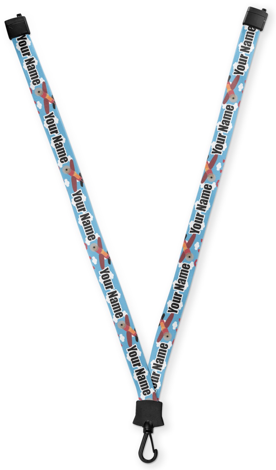Airplane Lanyard (Personalized) - YouCustomizeIt