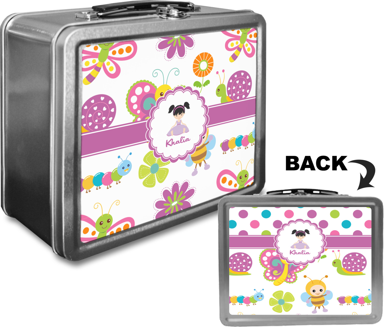Butterflies Lunch Box (Personalized) - YouCustomizeIt