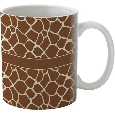 Giraffe Print Coffee Mug (Personalized) - YouCustomizeIt