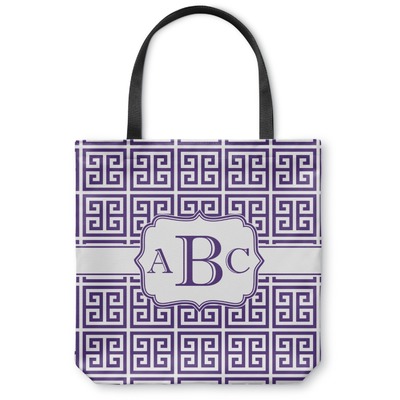 Custom Greek Key Canvas Tote Bag (Personalized) | YouCustomizeIt