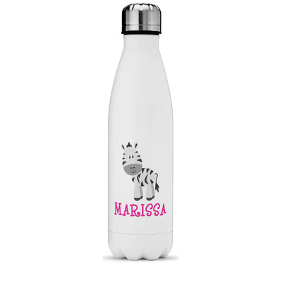 Zebra Water Bottle - 17 oz. - Stainless Steel - Full Color Printing ...