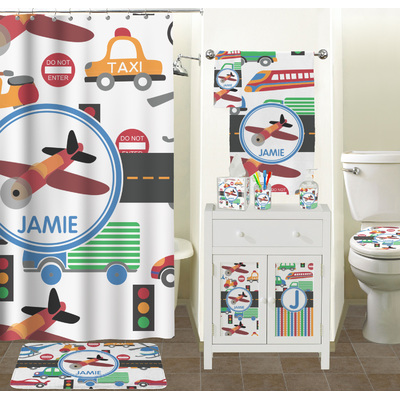 Transportation Shower Curtain (Personalized) - You Customize It