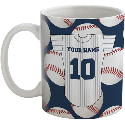 Baseball Jersey Coffee Mug (Personalized) - YouCustomizeIt