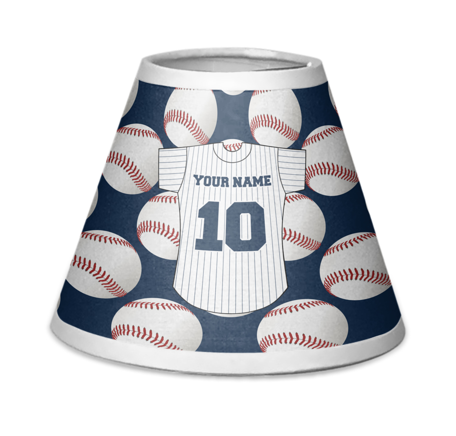 Baseball Jersey Chandelier Lamp Shade (Personalized) - YouCustomizeIt