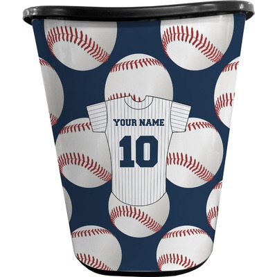 Custom Baseball Jersey Waste Basket (Personalized) | YouCustomizeIt