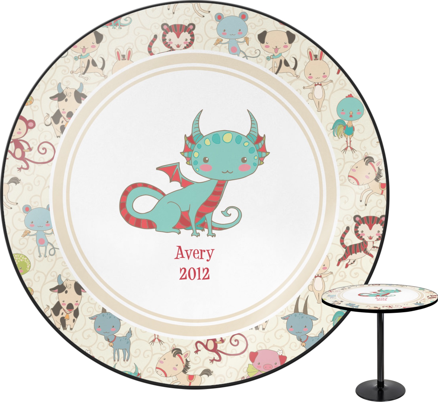 Chinese Zodiac Table Mat