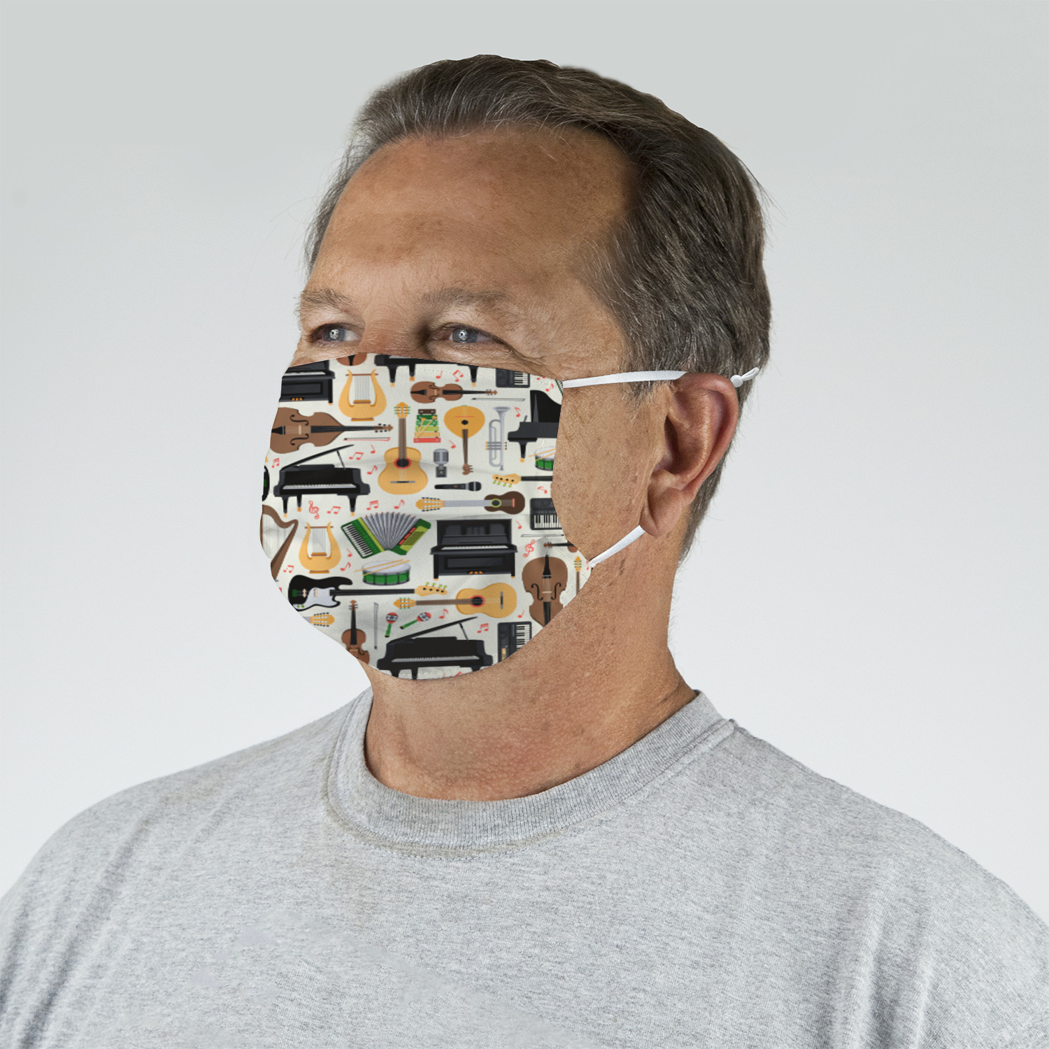 Custom Musical Instruments Face Mask Cover | YouCustomizeIt