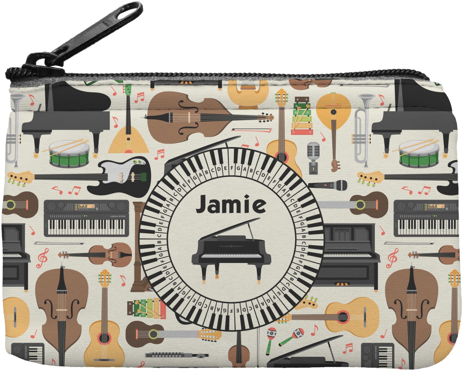 Musical Instruments Rectangular Coin Purse (Personalized) - YouCustomizeIt