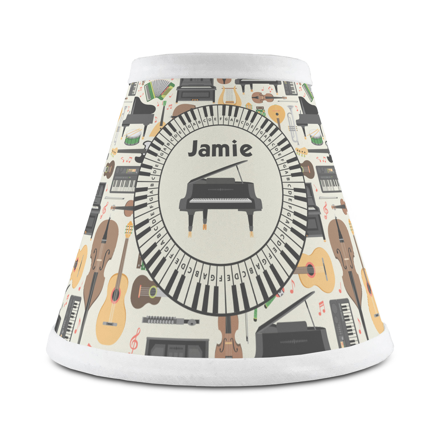 Musical Instruments Chandelier Lamp Shade (Personalized) - YouCustomizeIt
