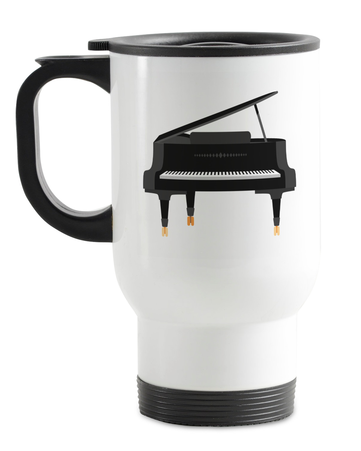Musical Instruments Stainless Steel Travel Mug with Handle - YouCustomizeIt