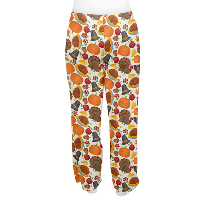 Traditional Thanksgiving Womens Pajama Pants - S (Personalized ...