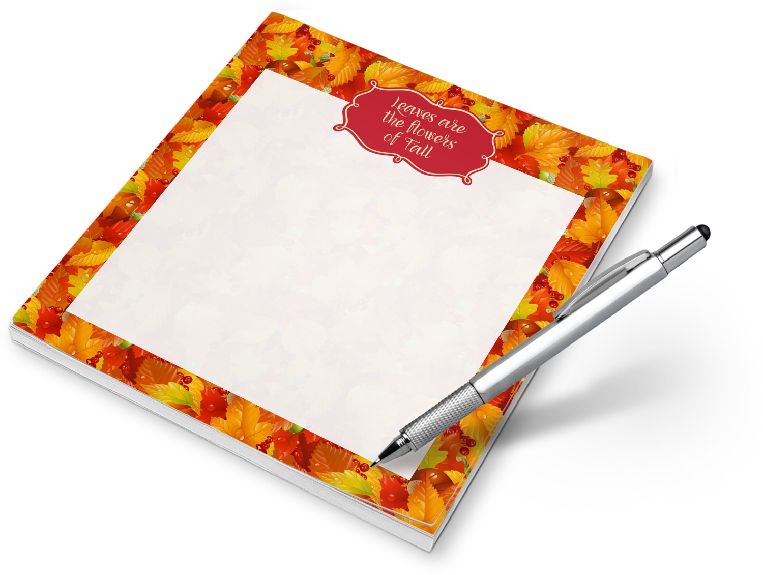Custom Fall Leaves Notepad | YouCustomizeIt