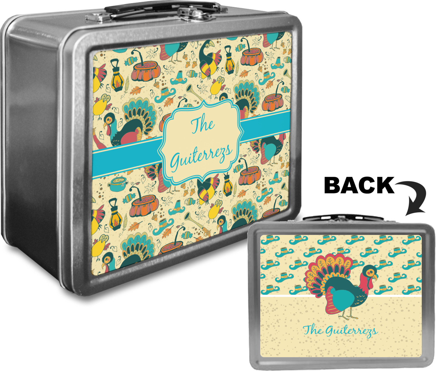 Old Fashioned Thanksgiving Lunch Box (Personalized) - YouCustomizeIt