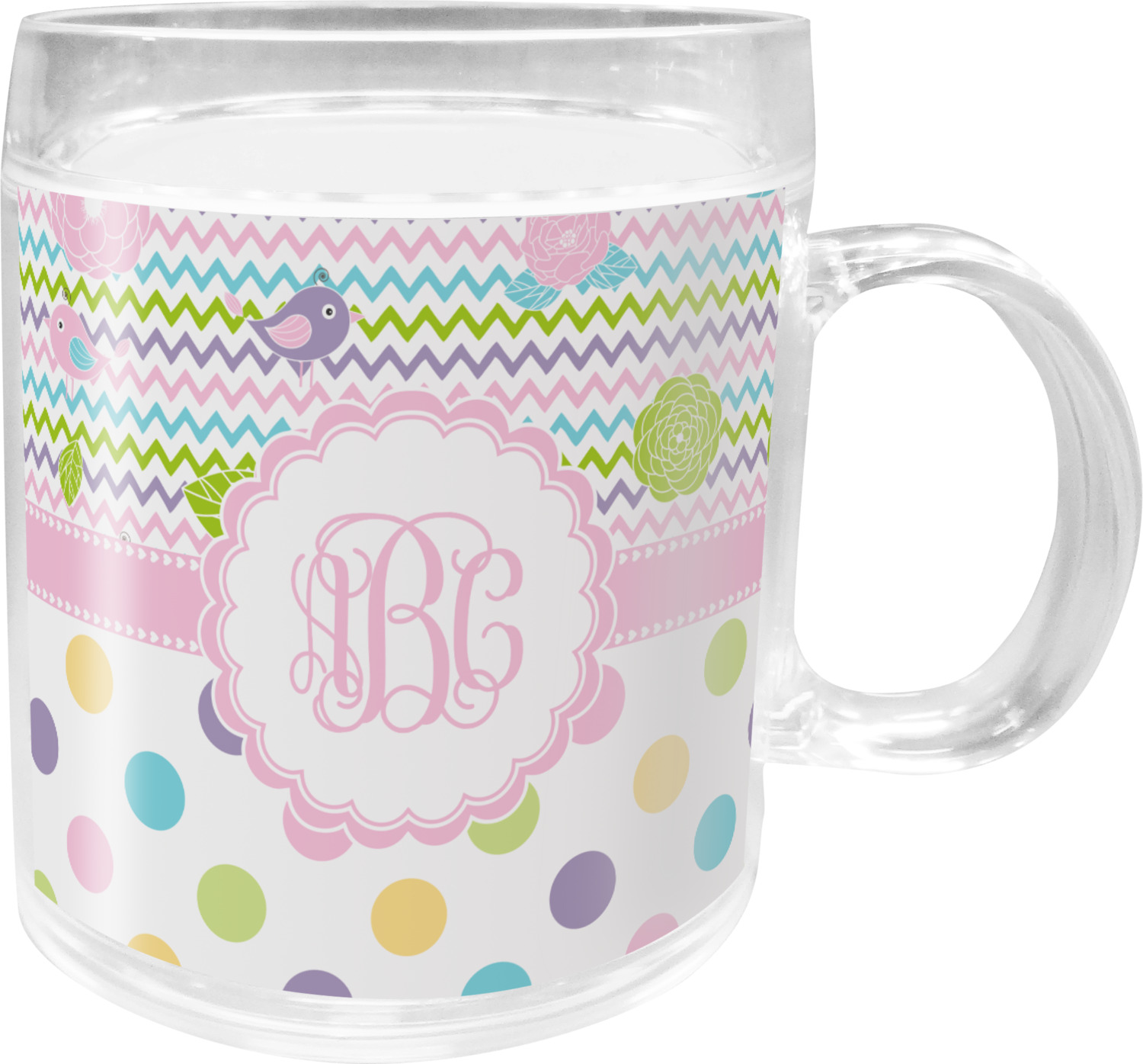 Girly Girl Acrylic Kids Mug (Personalized) - YouCustomizeIt