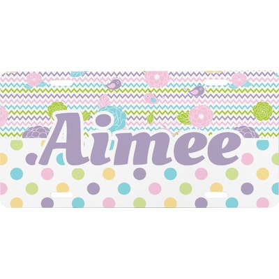 Custom Girly Girl Front License Plate (Personalized) | YouCustomizeIt