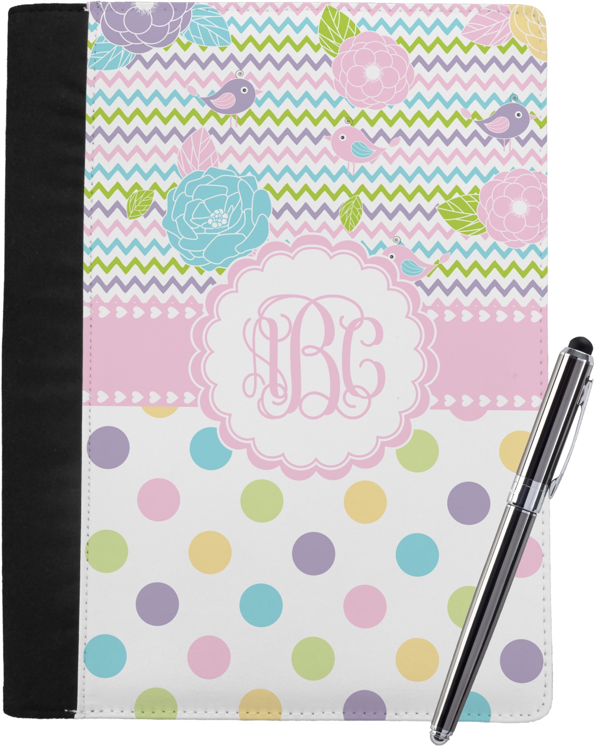 Girly Girl Notebook Padfolio (Personalized) - You Customize It