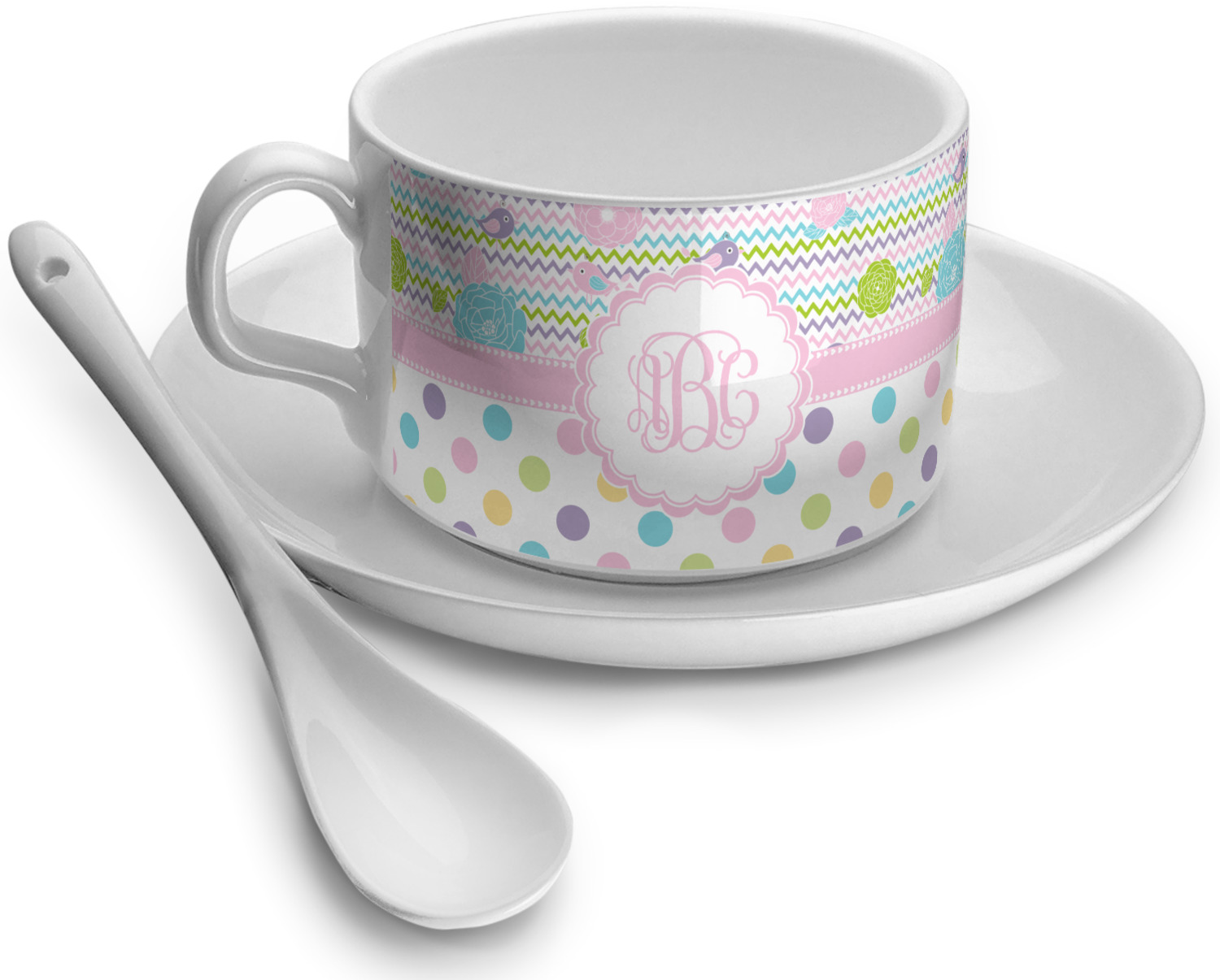 Girly Girl Tea Cup - Single (Personalized) - YouCustomizeIt