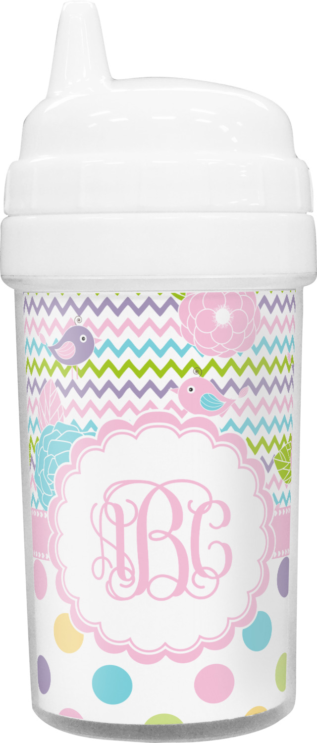 Girly Girl Toddler Sippy Cup (Personalized) - YouCustomizeIt