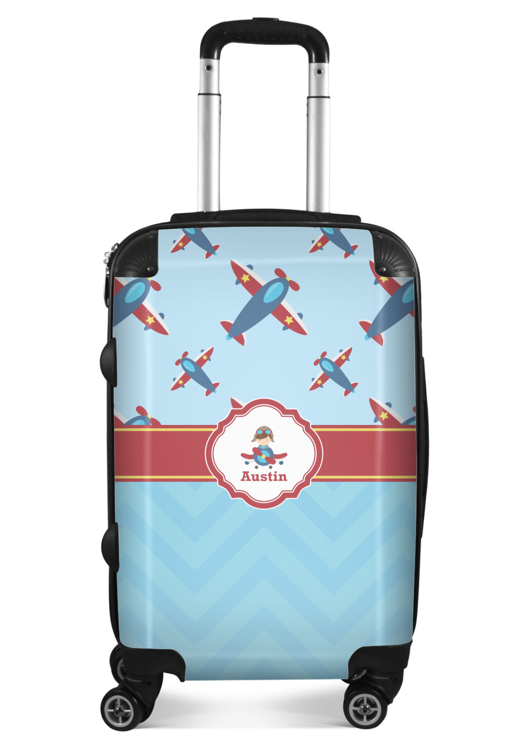 Airplane Theme Suitcase - 20" Carry On (Personalized) - YouCustomizeIt