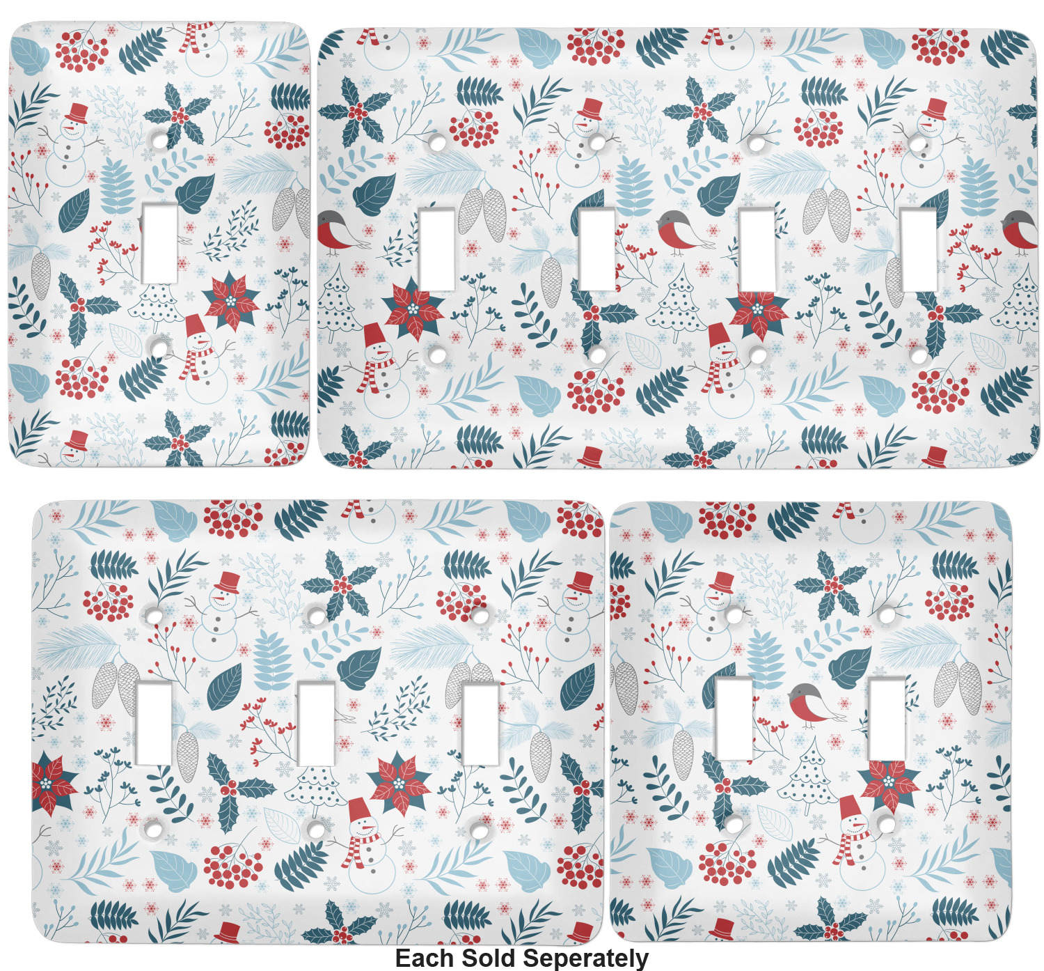 Winter Snowman Light Switch Cover - YouCustomizeIt