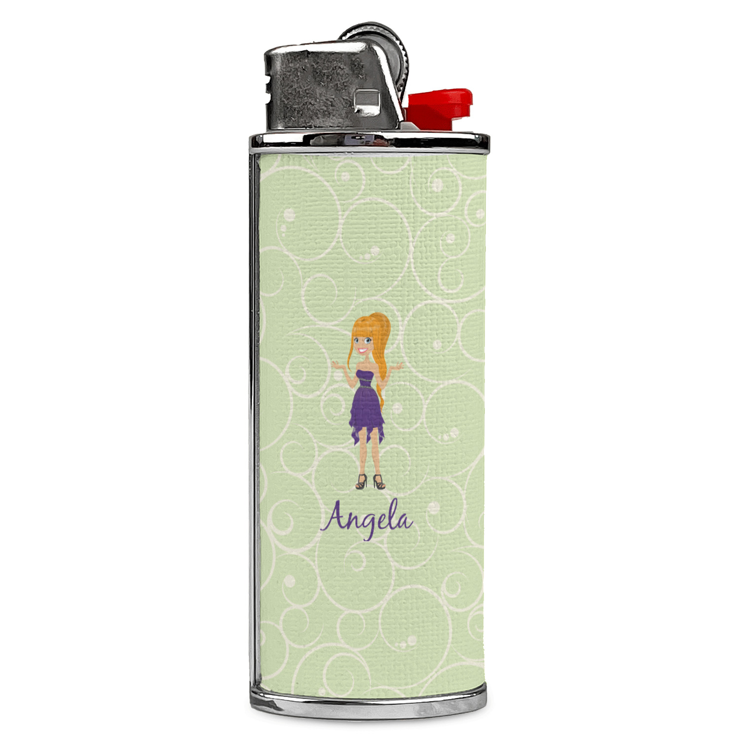 Custom Character (Woman) Case for BIC Lighters (Personalized ...