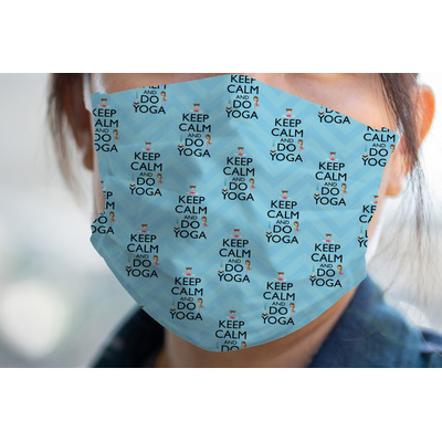 Keep Calm & Do Yoga Face Mask Cover - YouCustomizeIt