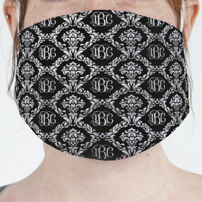 Custom Monogrammed Damask Face Mask Cover (Personalized) | YouCustomizeIt