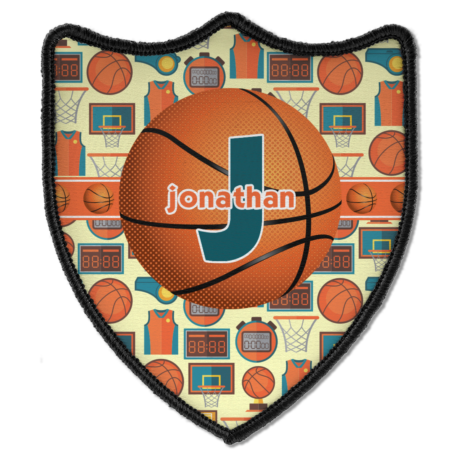 Custom Basketball Iron on Patches (Personalized) | YouCustomizeIt