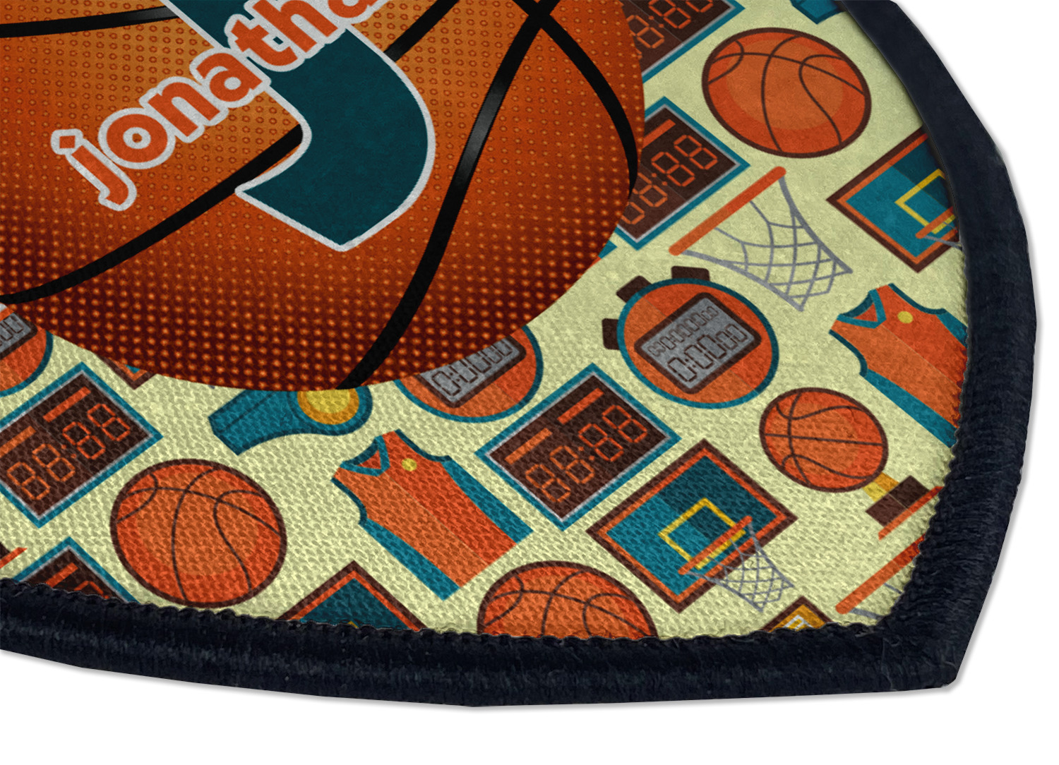 Basketball Iron on Patches (Personalized) - YouCustomizeIt
