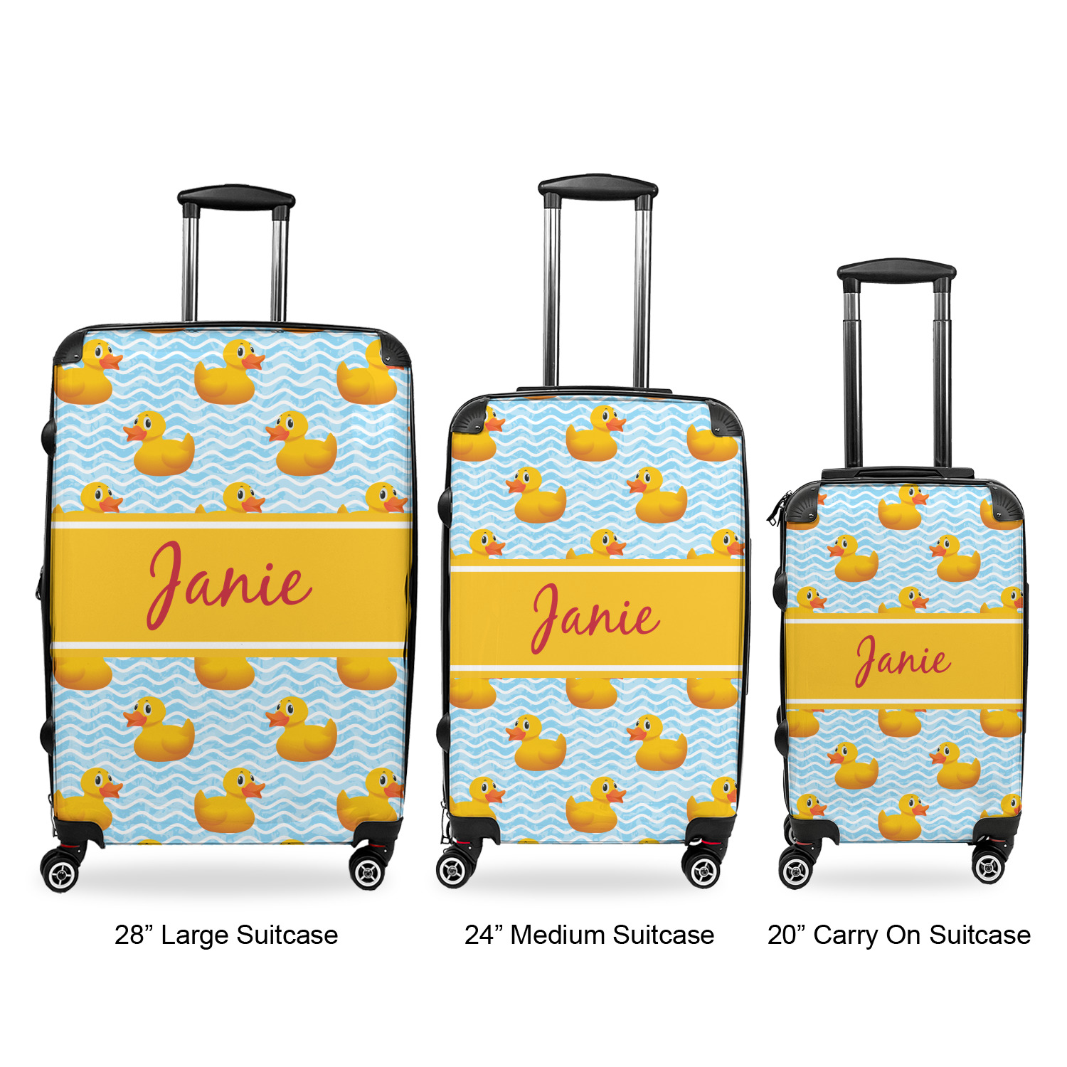 Rubber Duckie Suitcase - 20" Carry On (Personalized) - YouCustomizeIt