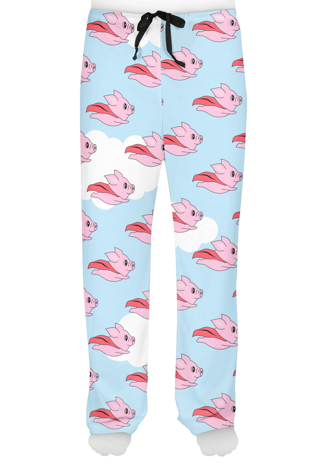 Flying Pigs Mens Pajama Pants - XS (Personalized) - YouCustomizeIt