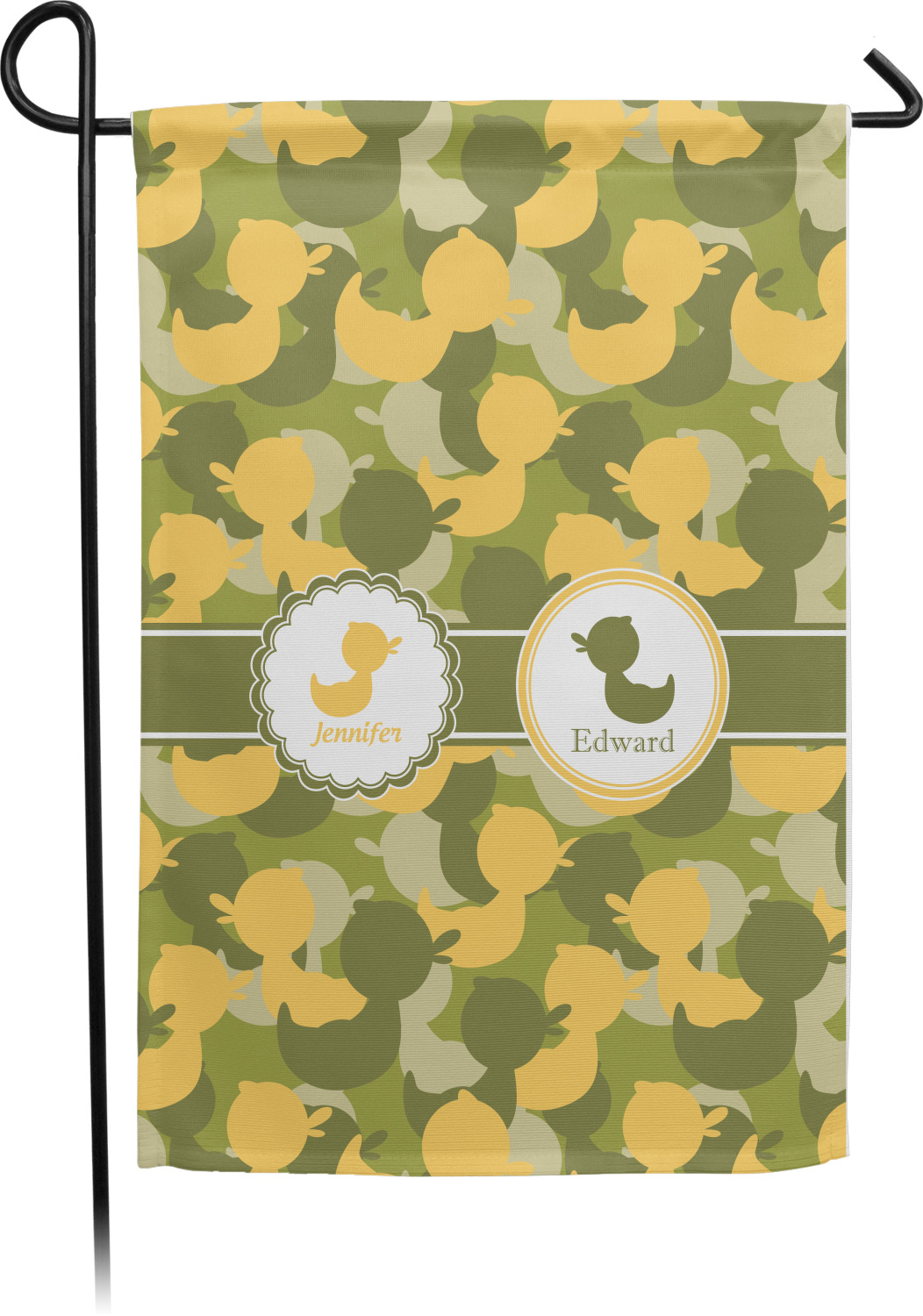 Rubber Duckie Camo Garden Flag - Single or Double Sided (Personalized ...